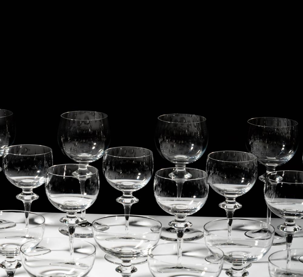 Jewelry | A Peill Crystal Stemware Service | MutualArt