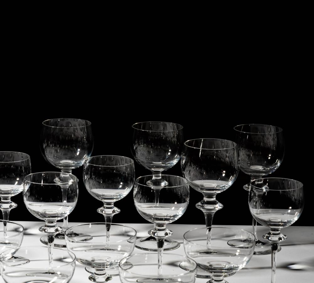 Jewelry | A Peill Crystal Stemware Service | MutualArt