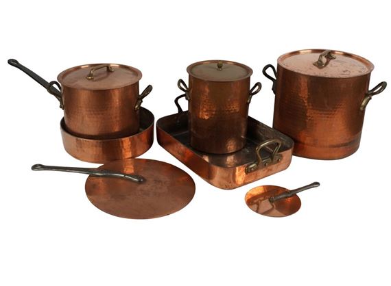 Jewelry | A Group of Williams Sonoma French Copper Cookware | MutualArt