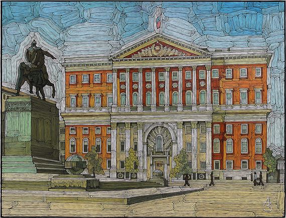 Zabironin Andrei Nikolaevich | Moscow City Hall Building (2000s ...