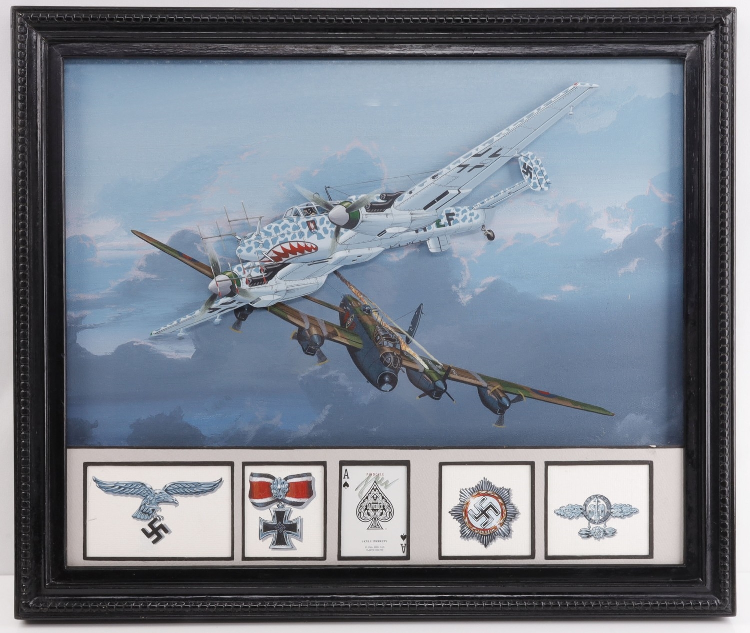 Raymond Waddey | WWII GERMAN FIGHTER IN ACTION | MutualArt