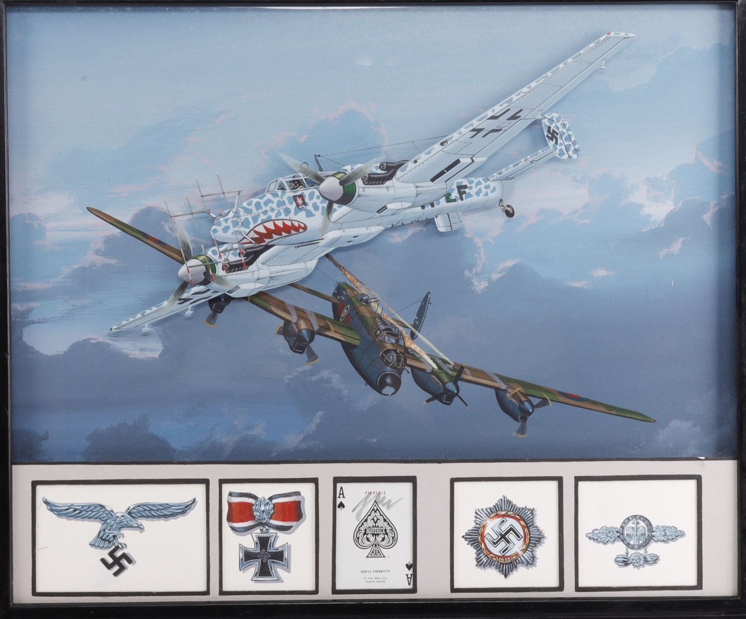 Raymond Waddey | WWII GERMAN FIGHTER IN ACTION | MutualArt