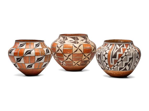 Acoma | Acoma Pottery Jars (Mid 20th Century) | MutualArt