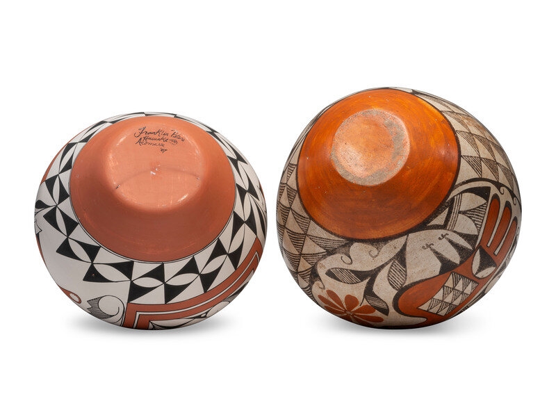 Acoma | Acoma Pottery, with Parrots (7) | MutualArt