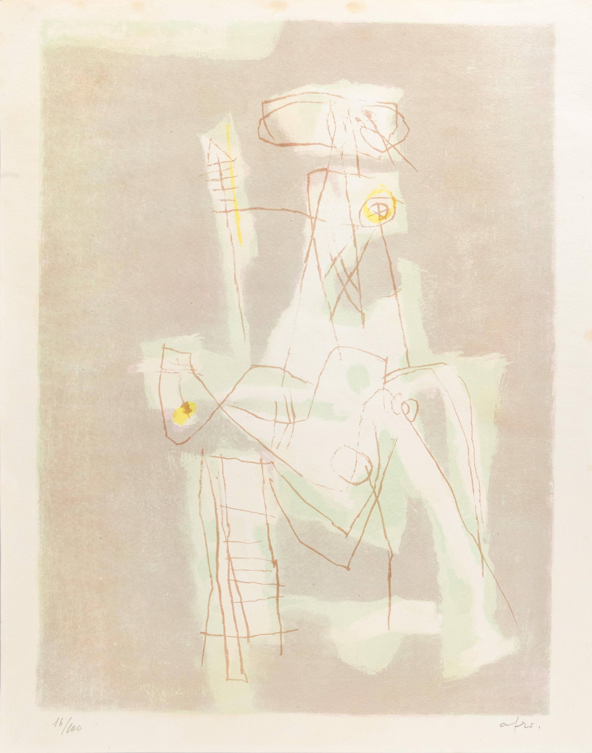 Afro Basaldella | Senza titolo (1954) | MutualArt