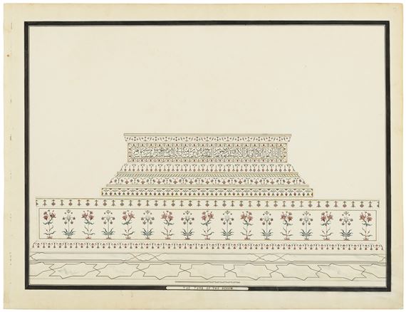 Northern Indian School, 19th Century | THE CENOTAPHS OF SHAH JAHAN AND ...