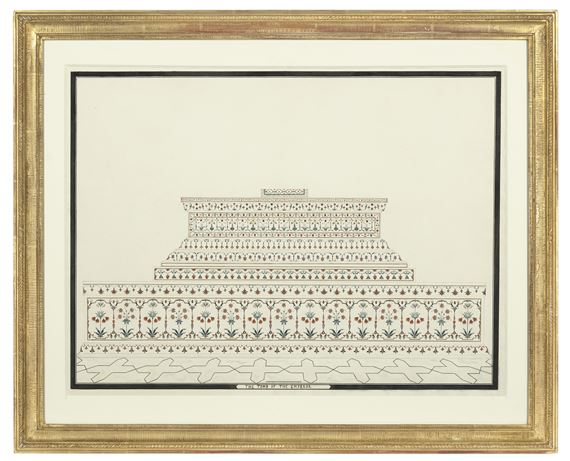 Northern Indian School, 19th Century | THE CENOTAPHS OF SHAH JAHAN AND ...