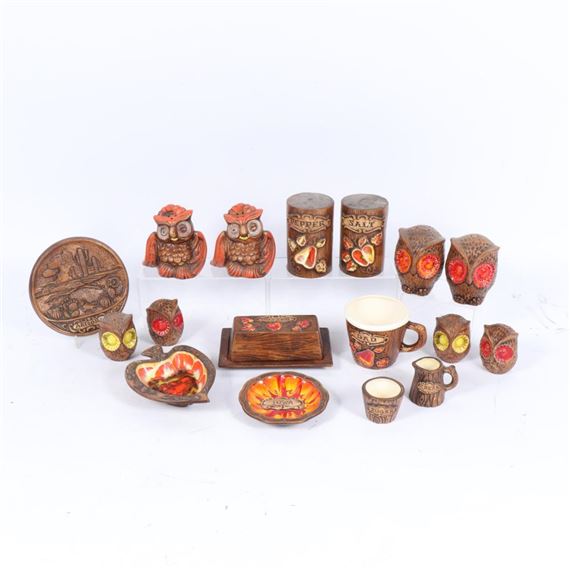 Treasure Craft | Collection of Treasure Craft owl / fruit tableware ...