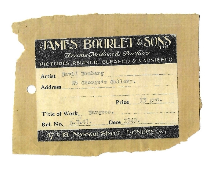 David Bomberg | Bargee figure | MutualArt