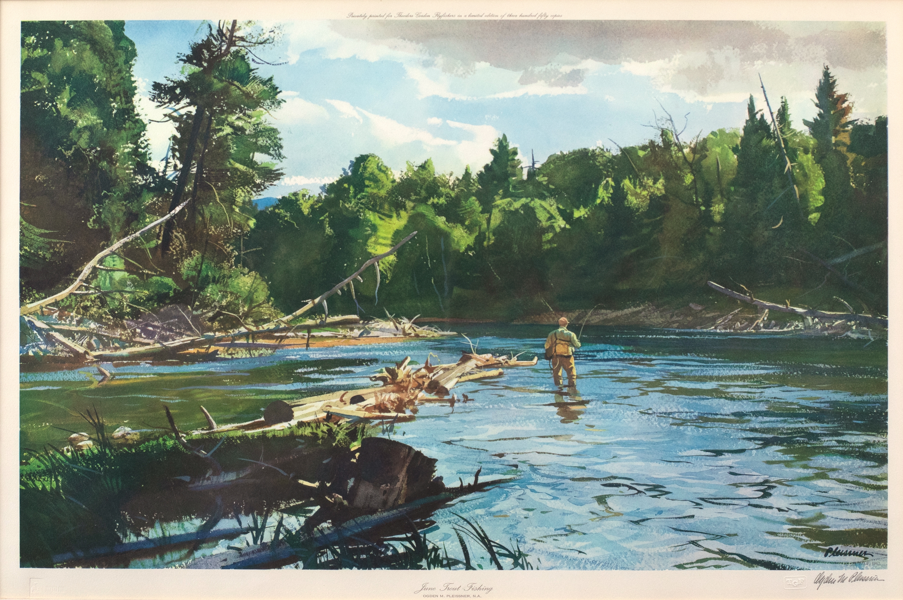 Odgen Minton Pleissner | June Trout Fishing | MutualArt