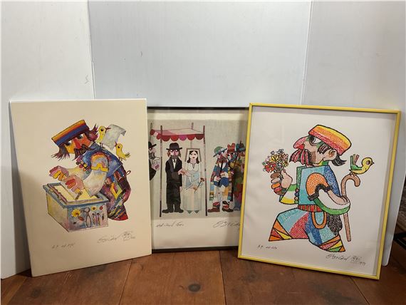 Jovan Obican | Collection of three signed and numbered artist proofs by ...