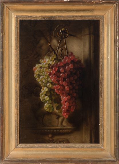 George Henry Hall | Still Life of Grapes (1866) | MutualArt
