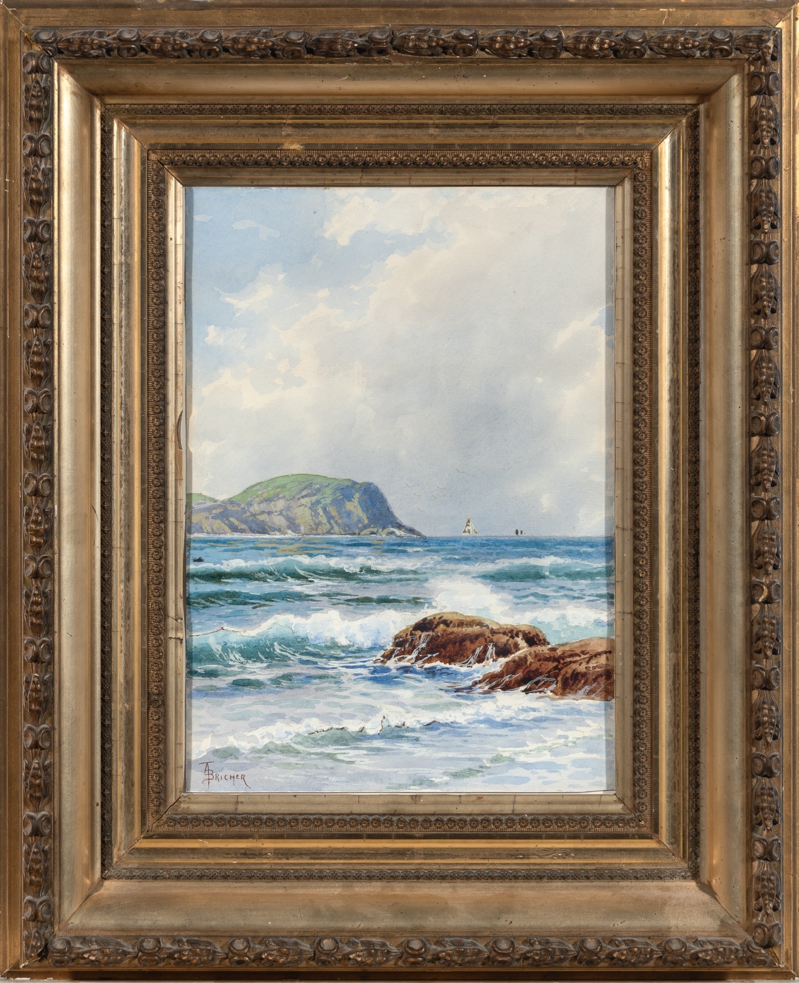 Alfred Thompson Bricher | Coastal Scene ATBricher | MutualArt