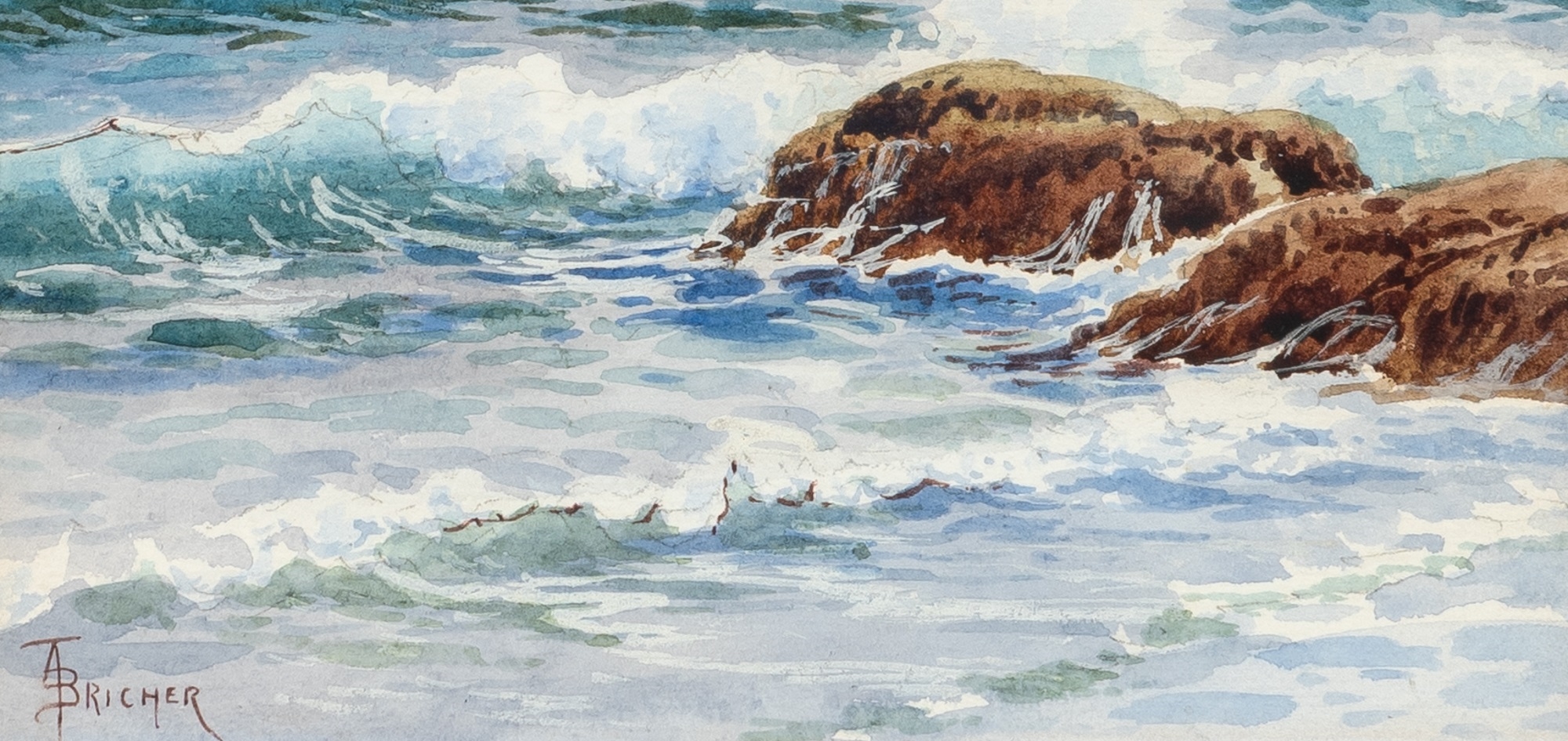 Alfred Thompson Bricher | Coastal Scene ATBricher | MutualArt