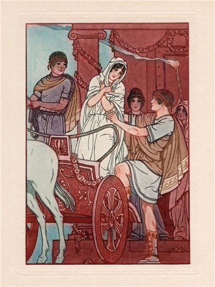 Joseph Kuhn-Régnier | Joseph Kuhn-Regnier 1929 Color Engraving The Young Princess LIMITED Framed ...