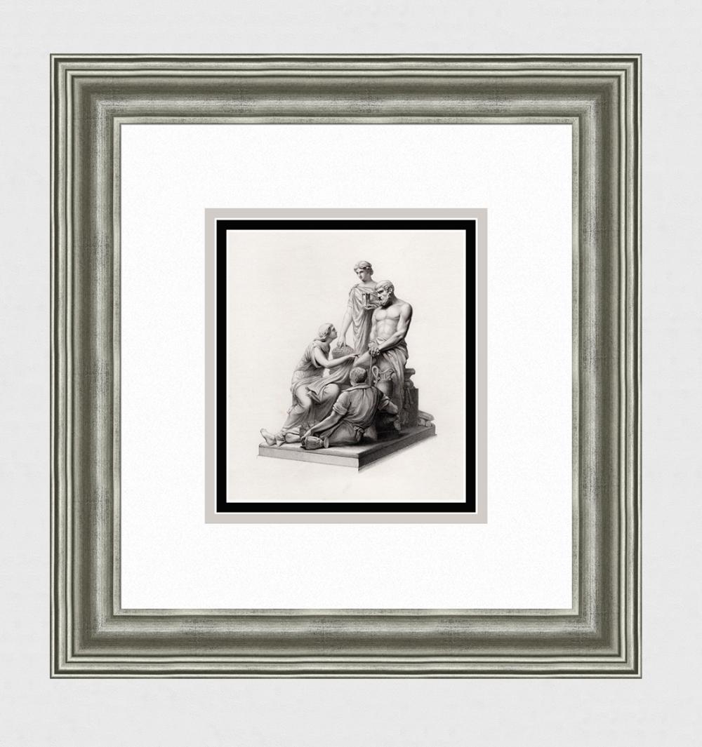 Henry Weekes | 1800s Henry Weekes Antique Engraving THE MANUFACTURES ...