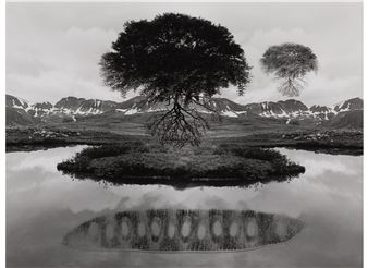 Jerry Uelsmann | 'Untitled, 1986', [floating nude] | MutualArt