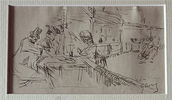 Paul-Elie Gernez | Paul-Elie GERNEZ Scène de bistrot | MutualArt