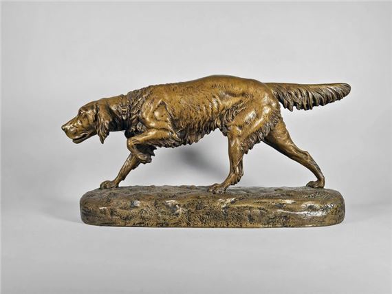 Clovis Edmond Masson | Spaniel standing still | MutualArt