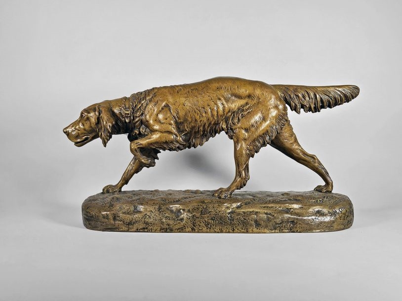 Clovis Edmond Masson | Spaniel standing still | MutualArt
