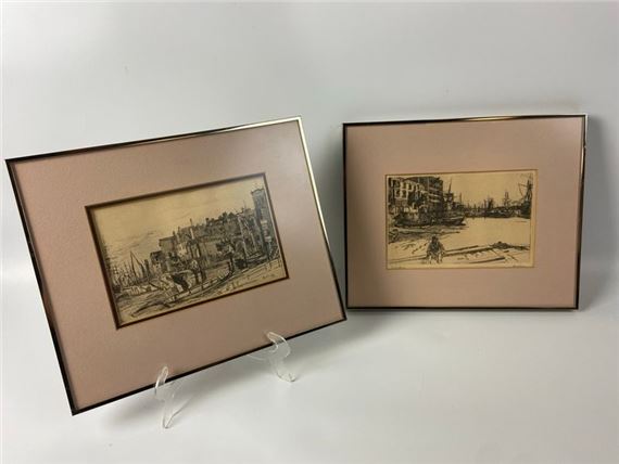 James Abbott McNeill Whistler | 2 James Whistler Etchings | MutualArt