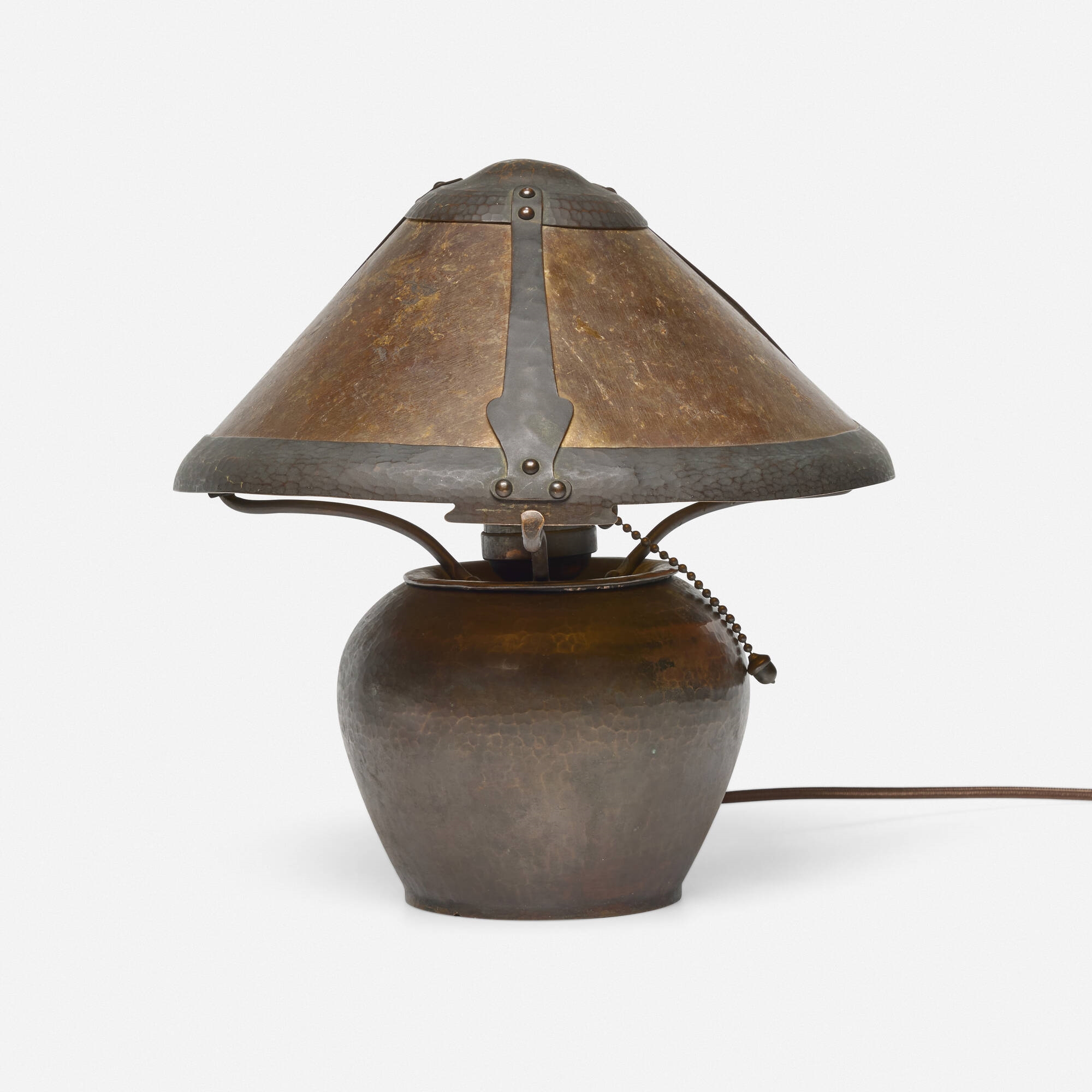 Dirk Van Erp | Rare and Early Bean Pot boudoir lamp (1913 - 1915 ...
