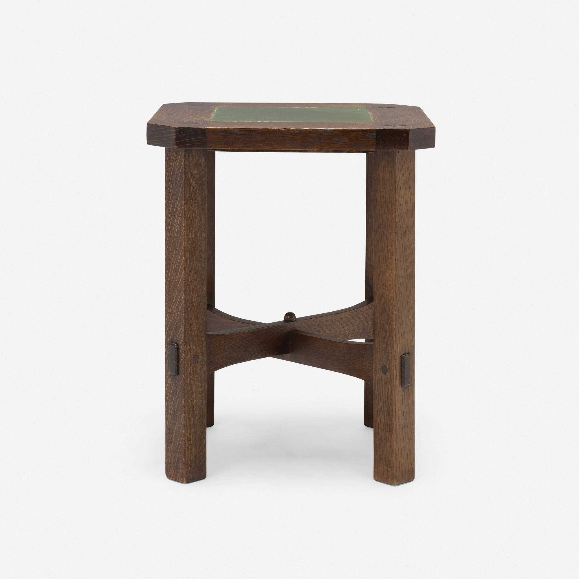 Gustav Stickley | Early tile-top plant stand, model 52-T (Circa 1902 ...