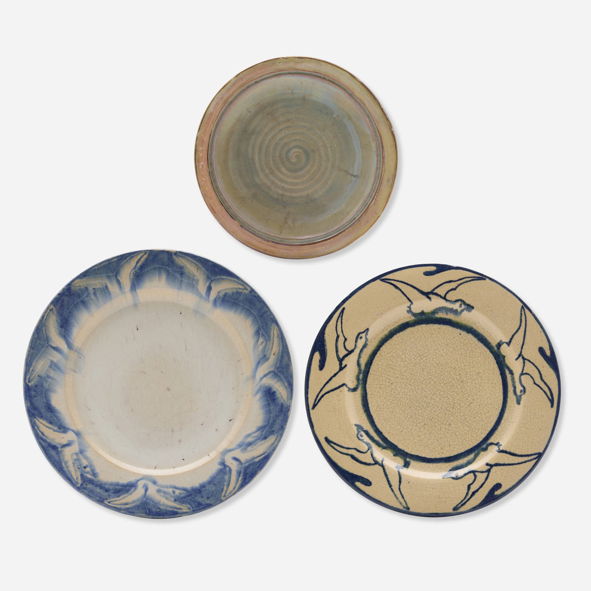 Mary Chase Perry Stratton | Collection of three plates (Circa 1905 ...
