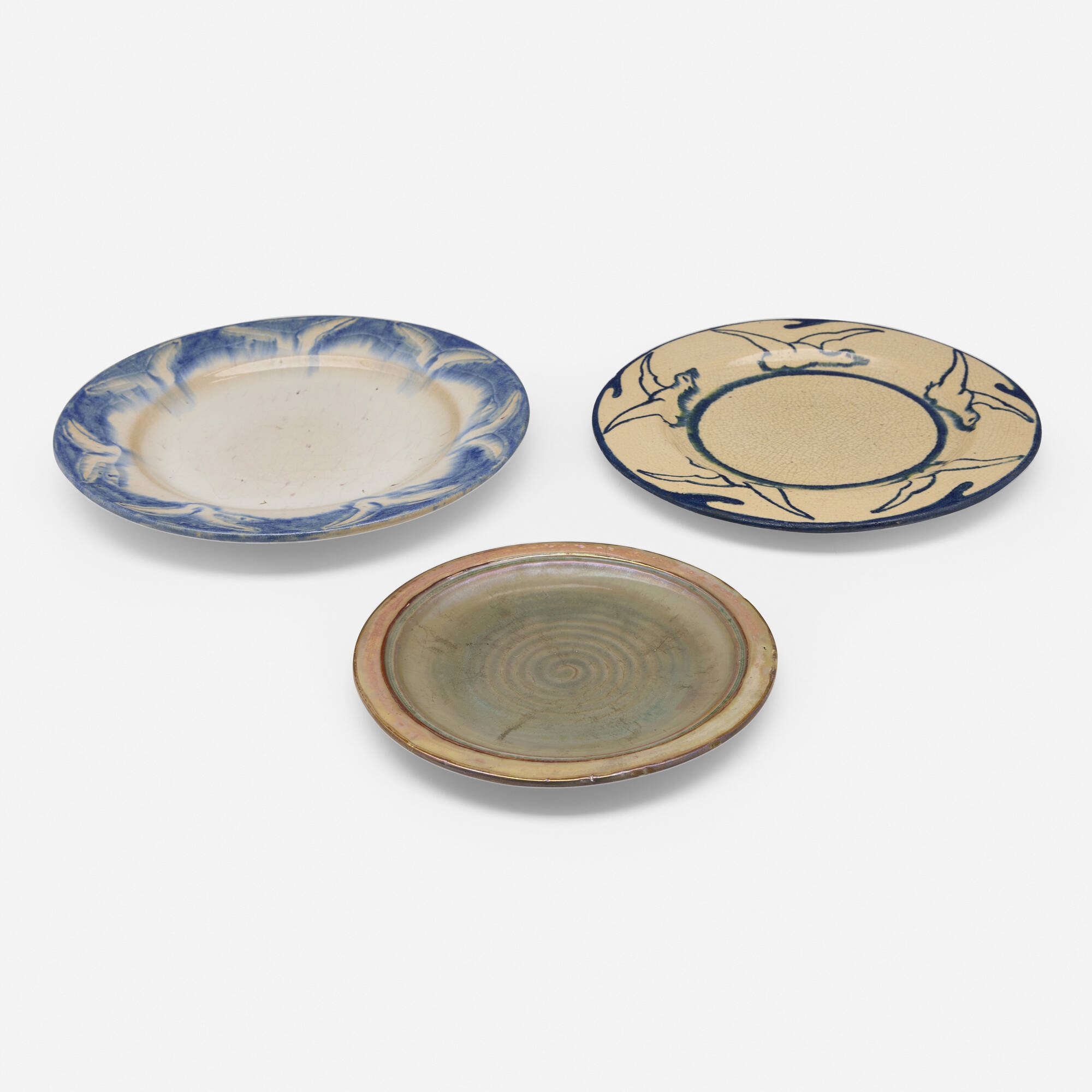 Mary Chase Perry Stratton | Collection of three plates (Circa 1905 ...