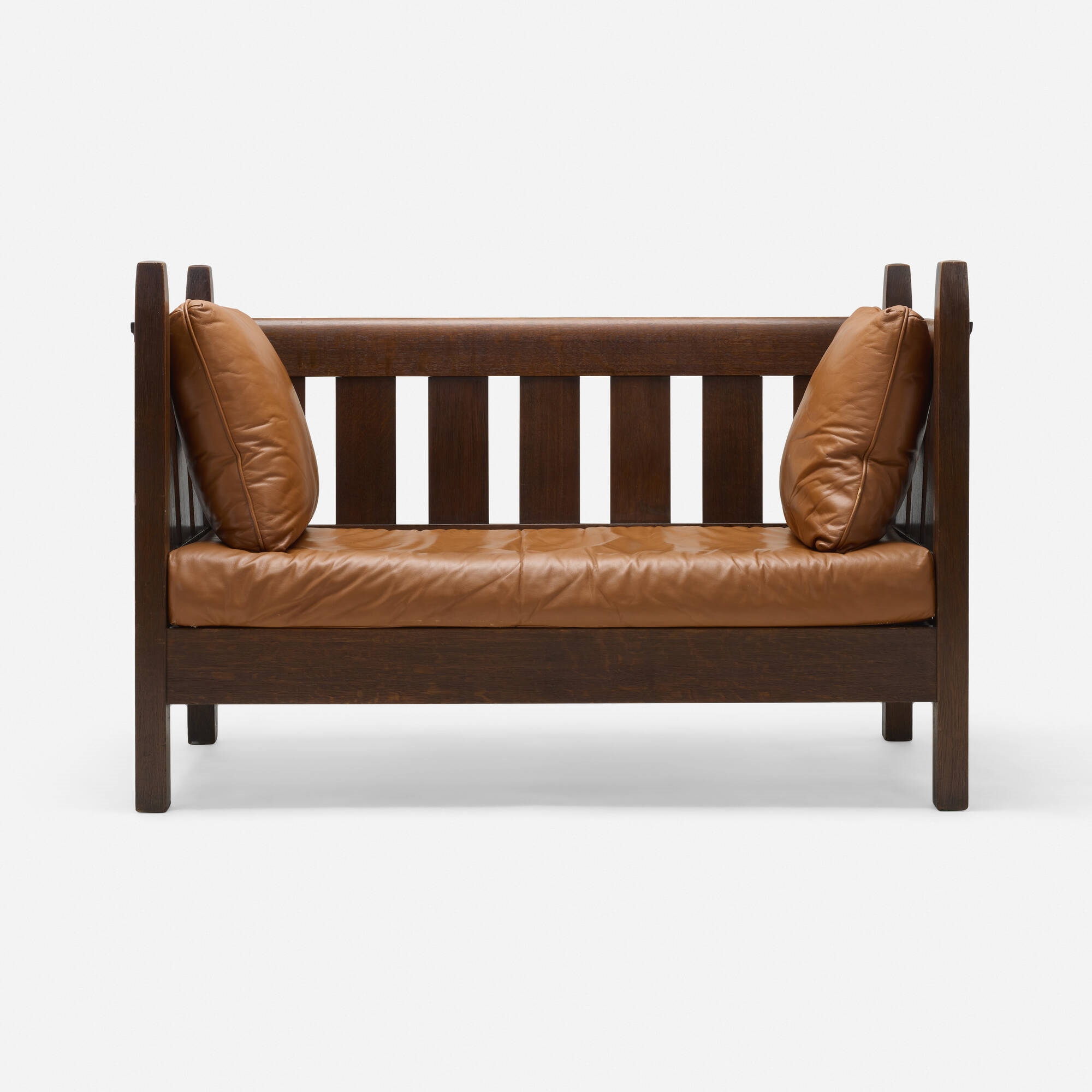 Gustav Stickley | Settle, model 206 (1904 - 1907) | MutualArt