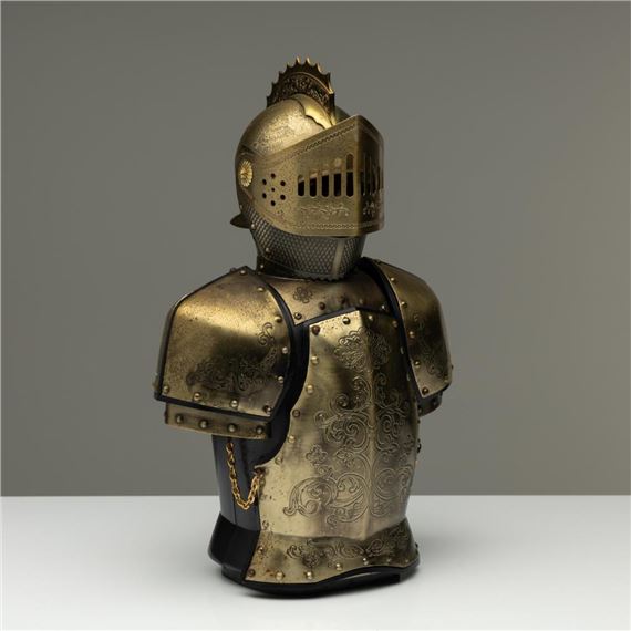Knight | Knight`s armor form decanter set with set of six shot glasses ...