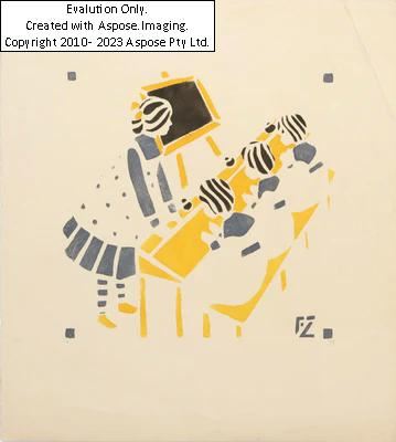 Fanny Harlfinger-Zakucka | Schablonen Drucke | MutualArt