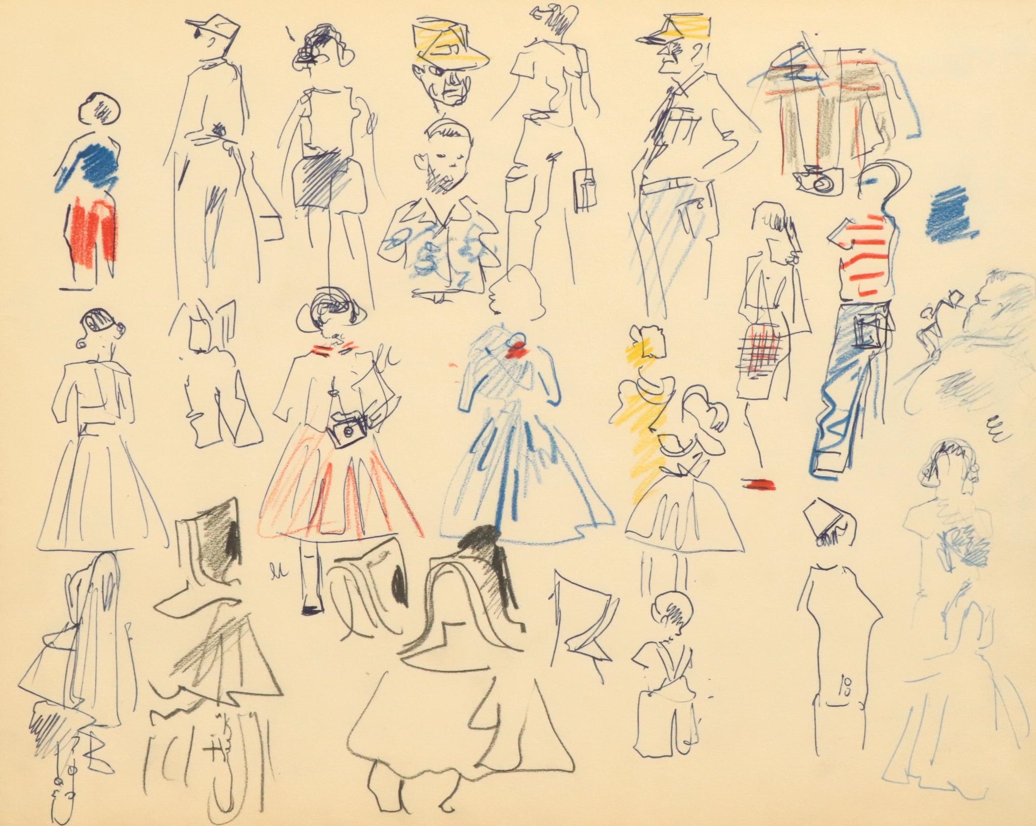 Albert Brenet | Etude de personnages | MutualArt
