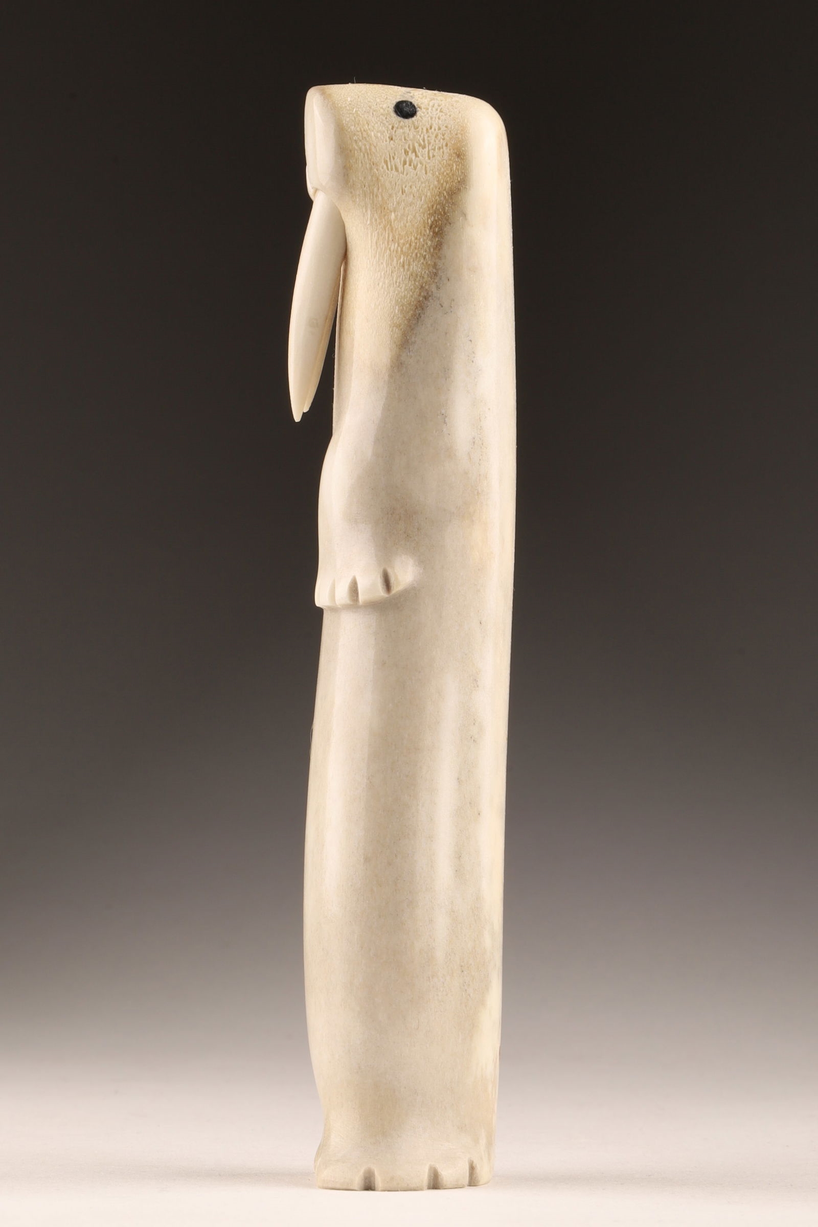 Prior | Inuit / Eskimo Carved Antler Walrus Figure | MutualArt