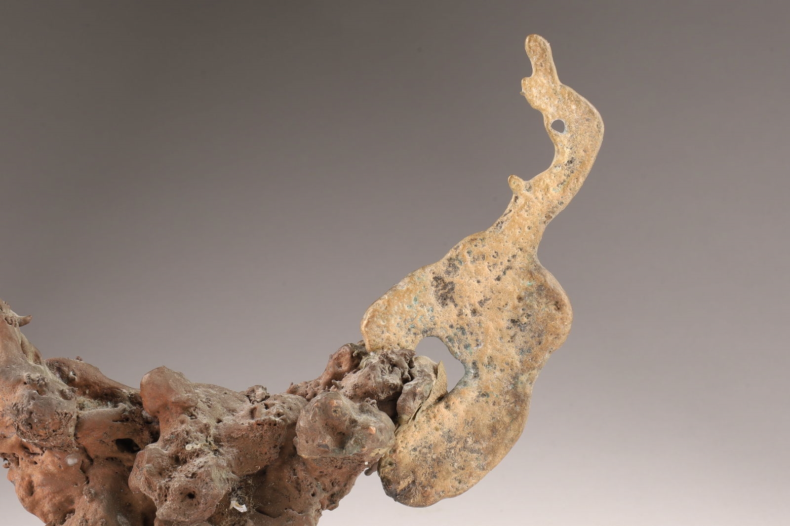 Prior | Native Copper Crystal Sculpture Deposit Specimen | MutualArt