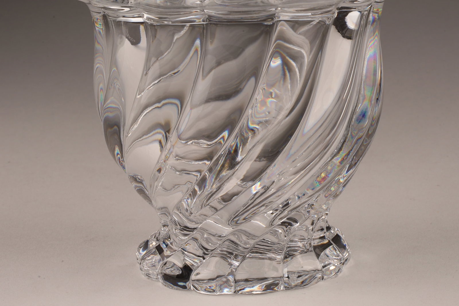 Baccarat | Baccarat Crystal Bambous Mustard Condiment Jar | MutualArt