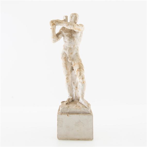 Nils Möllerberg | Sculpture of a man with a hammer | MutualArt