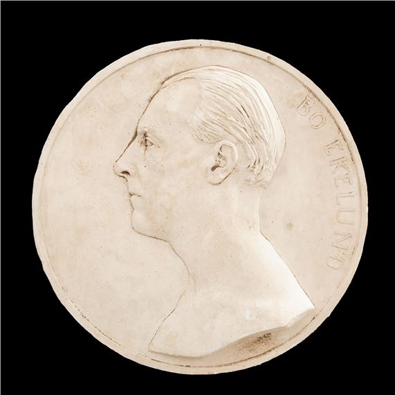 Nils Möllerberg | Nils Möllerberg, Portrait medallion after Bo Ekelund | MutualArt