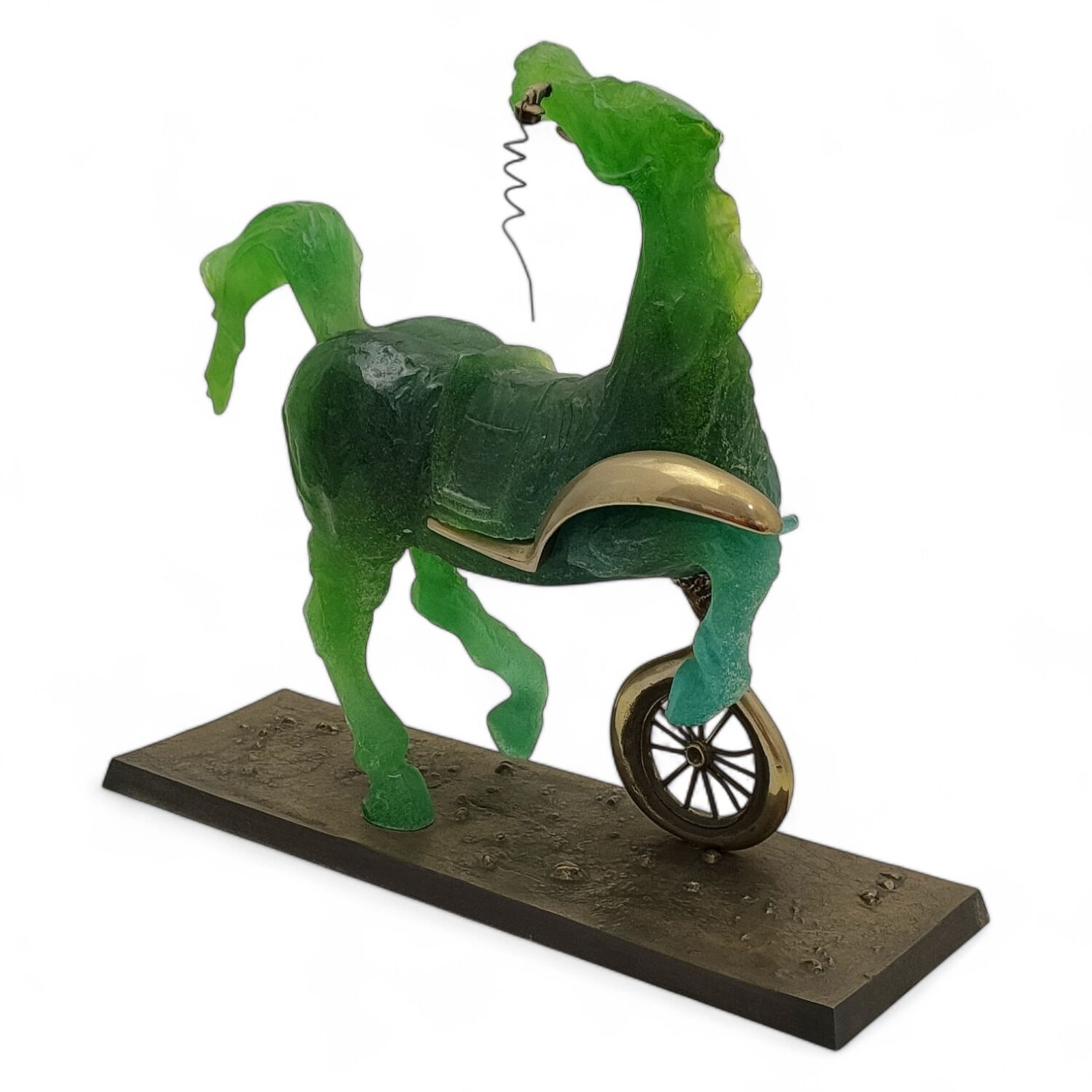 Salvador Dalí | pour DAUM France Débris d'une automobile donnant naissance à un cheval aveugle ...