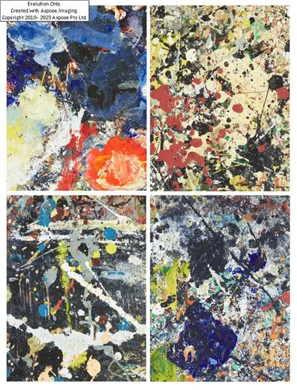 Jackson Pollock | Beyond the Edge, the Studio Set 1 | MutualArt