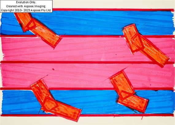 Richard Smith | Burning Bridges, 1996 (1996) | MutualArt