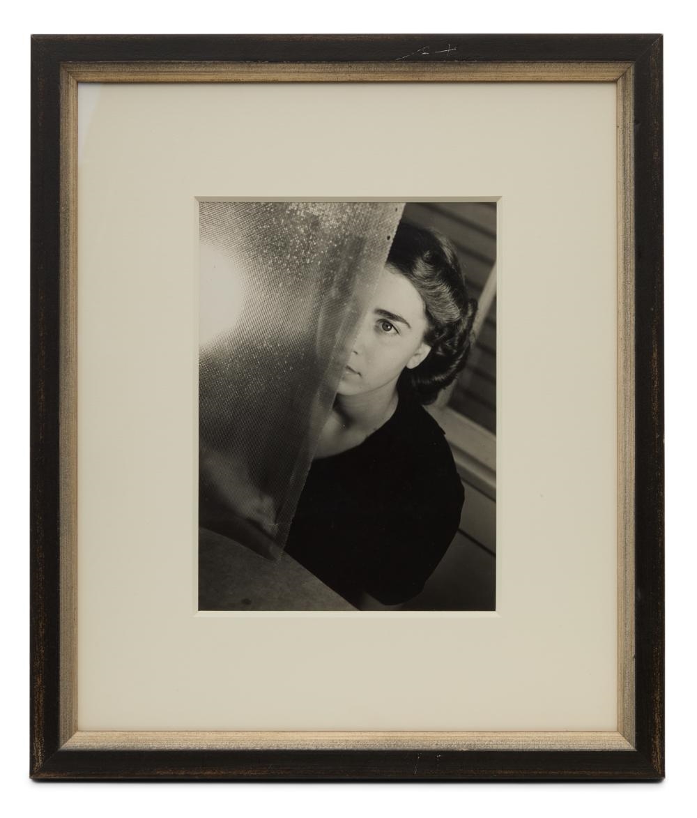 Clarence John Laughlin | Screen (Portrait of Dody Weston Thompson), ca ...