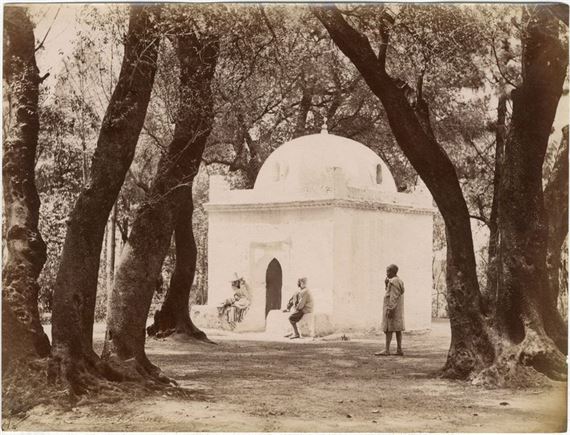 Alexandre Leroux | Set of views of the Blidah sacred grove (Circa 1870 ...