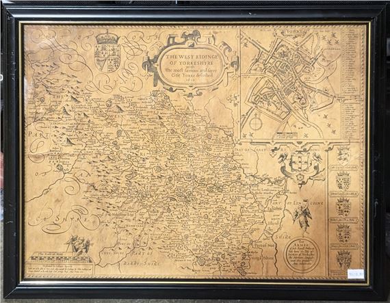 John Speede | West Riding of Yorkshire map | MutualArt