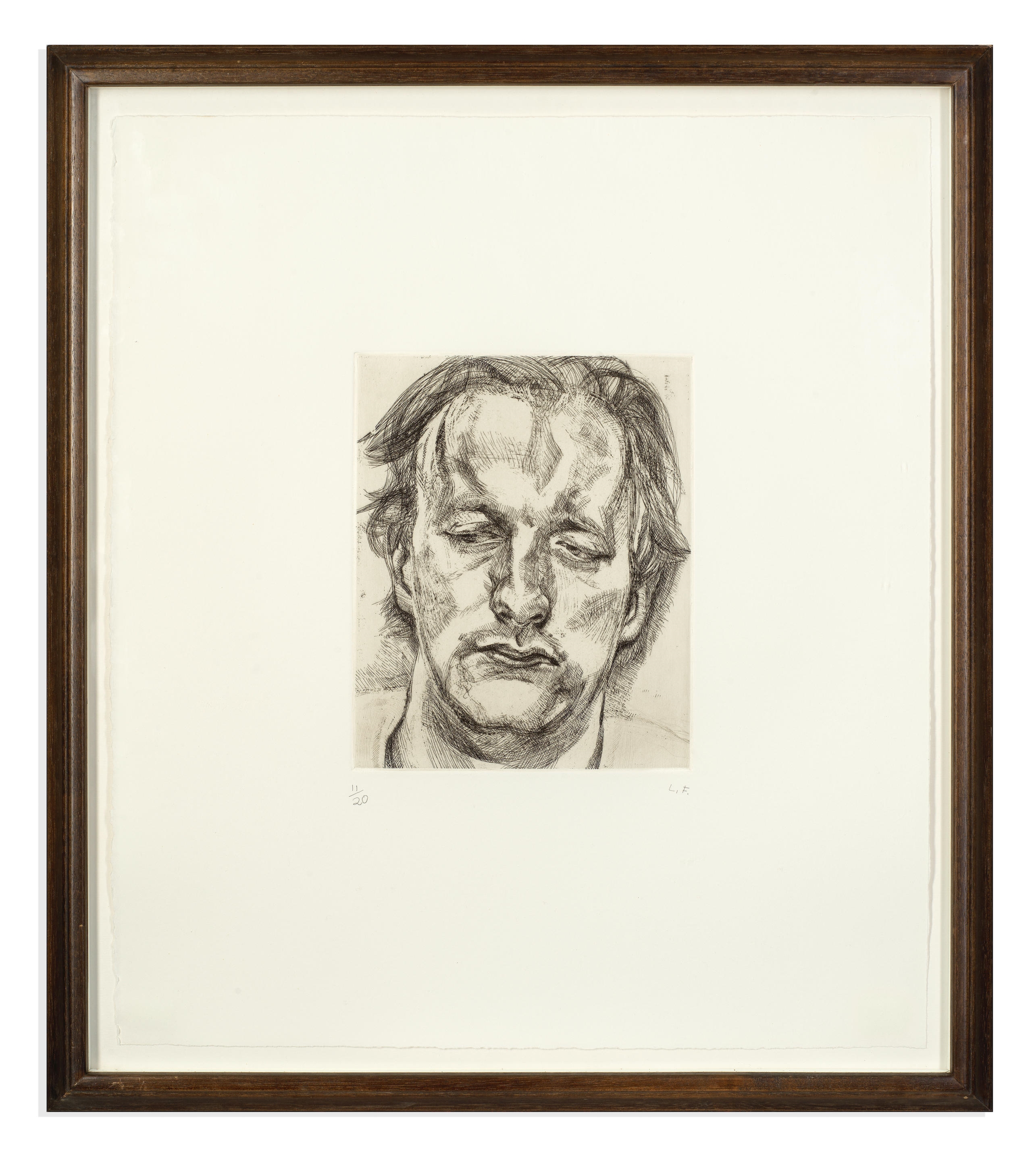 Lucian Freud | Head Of Man, 1986-87 (1986 - 1987) | MutualArt