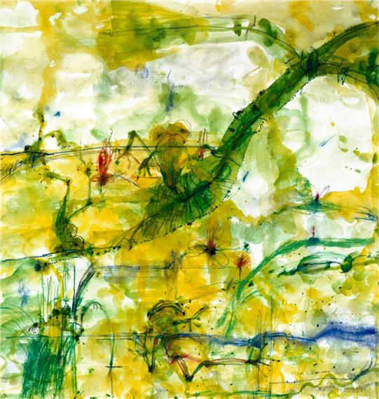 John Olsen | Frogs & Banana Leaf - (Artist Proof) | MutualArt