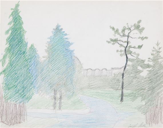 Joseph Stella | Forest Landscape | MutualArt