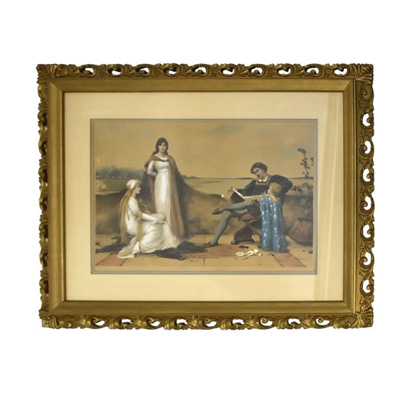 Maud Goodman | Photogravure Print of a Classic Scene Near the Beach ...