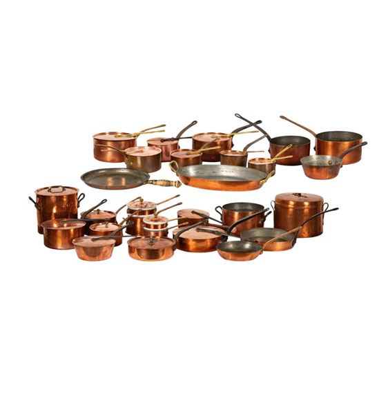 Jewelry | A Group of Copper Cookware | MutualArt
