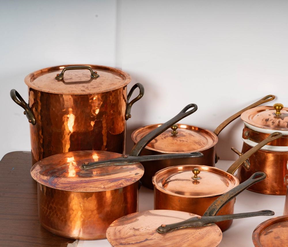 Jewelry | A Group of Copper Cookware | MutualArt
